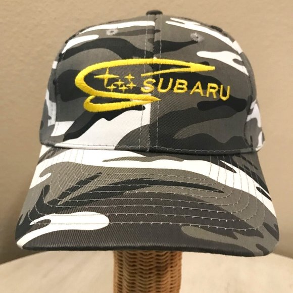 Subaru rally | Accessories | Subaru Impreza Camo Hat White Grey Rally ...
